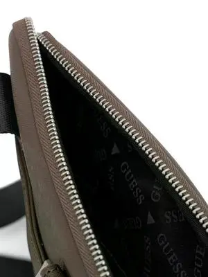 Guess Certosa Logo-plaque Messenger Bag - Brown