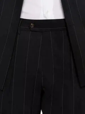 Eleventy Pinstripe Double-breasted Suit - Blue