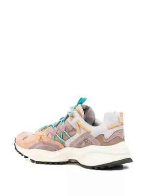 FLOWER MOUNTAIN Yamabushi Lace-up Sneakers - Brown