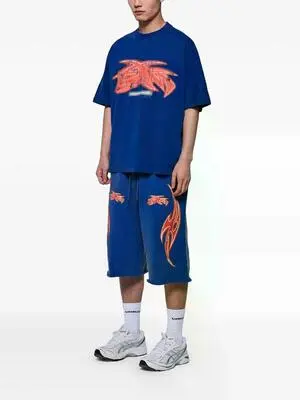 GODMADE Gm Vivid Graphic-print T-shirt - Blue
