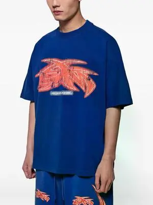 GODMADE Gm Vivid Graphic-print T-shirt - Blue