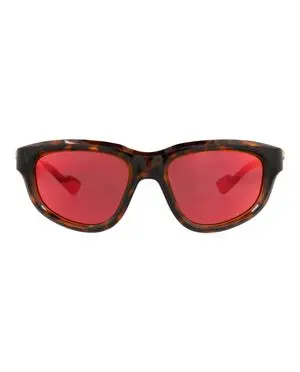 Gucci Round-frame Injection Sunglasses - Havana Havana Red (gg1622s/30014933/002)