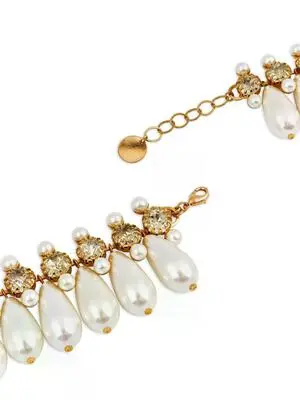 ANTON HEUNIS Pearl And Crystal-embellished Bracelet