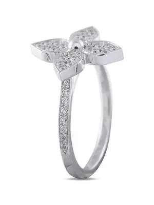 LOUIS VUITTON Star Blossom Diamond Ring - Silver