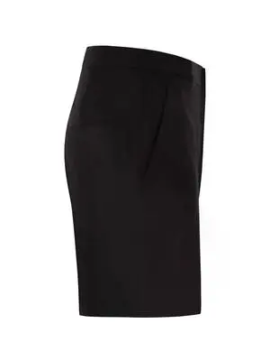 Tagliatore Linen Shorts - Black
