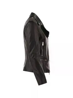 DONDUP Leather Biker Jacket