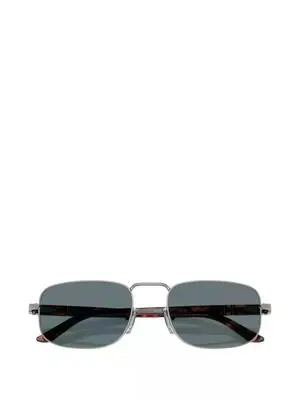Persol Rectangle-frame Sunglasses - Silver