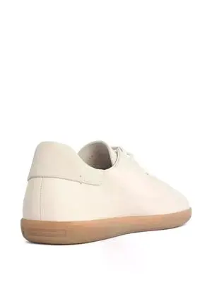 Zegna Leather Lace-up Sneakers - Neutrals
