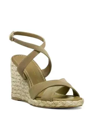 STUART WEITZMAN 8.5cm Alyssa Wedge Sandals - Neutrals
