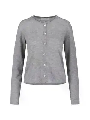 DUNST Buttoned Cardigan - Grey