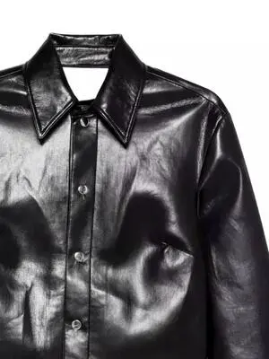 Nanushka Izna Long-sleeve Shirt - Black