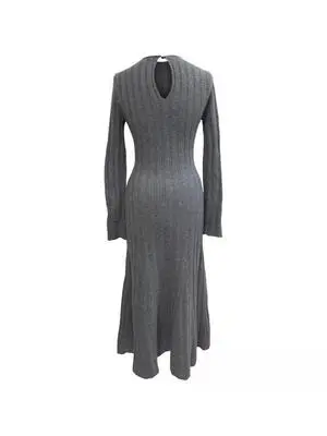 REFORMATION Evan Ribbed-knit Dress