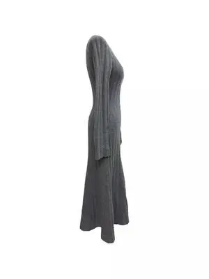 REFORMATION Evan Ribbed-knit Dress