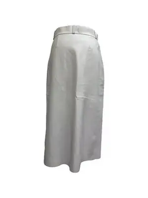 Balenciaga High-rise Leather Skirt