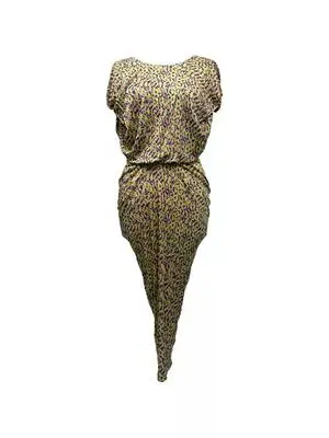 Saloni Printed Ruched Dress