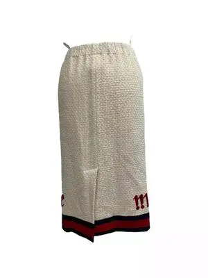 Gucci Modern Future Embroidered Pencil Skirt