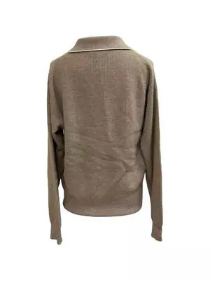 Sandro Knitted Collared Sweater