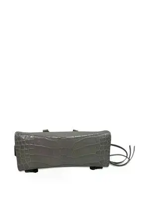 Balenciaga Mini Neo Classic City Croc-embossed Handbag - Grey