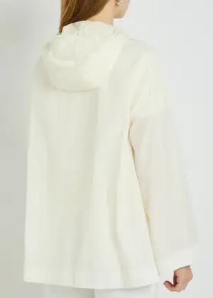 Moncler Paletuvier Hooded Nylon Jacket - Cream