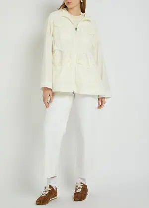 Moncler Paletuvier Hooded Nylon Jacket - Cream