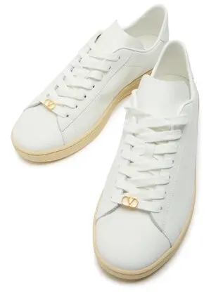 Valentino Garavani Royco Leather Sneakers - White