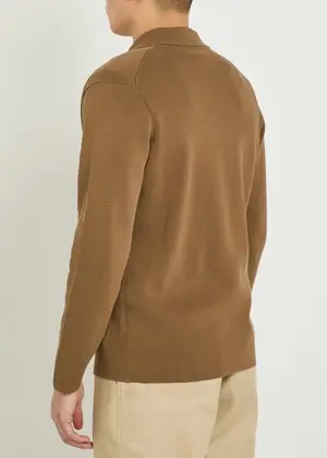 LARDINI Cotton Cardigan - Brown
