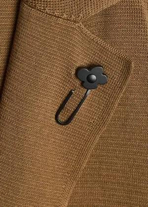 LARDINI Cotton Cardigan - Brown