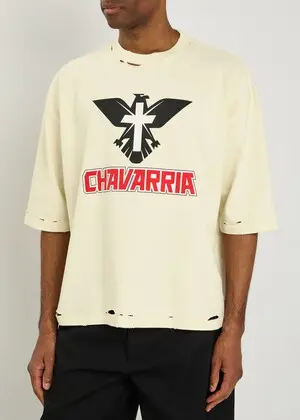 WILLY CHAVARRIA Tectate Buffalo Printed Cotton T-shirt