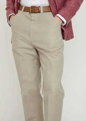 Brunello Cucinelli Cotton And Linen-blend Trousers - Brown