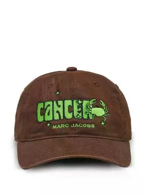 Marc Jacobs Zodiac Embroidered Baseball Cap - Brown