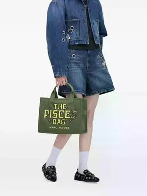 Marc Jacobs X Elijah Funk The Zodiac Embroidered Tote - Green