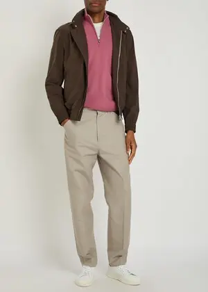 Brunello Cucinelli Hooded Stretch-nylon Jacket - Brown