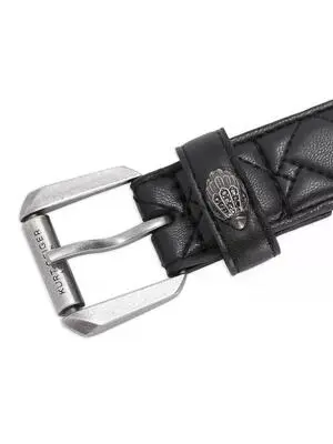 Kurt Geiger Kensington Quilted Leather Belt - Black