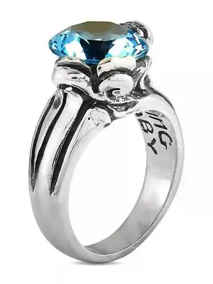 KING BABY STUDIO Crowned Blue Topaz Ring