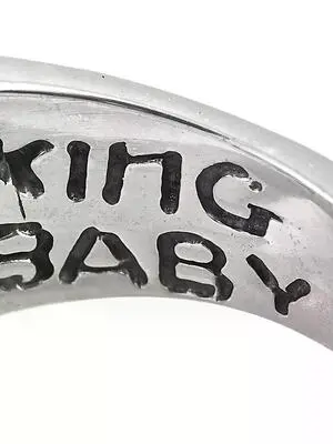 KING BABY STUDIO Crowned Blue Topaz Ring