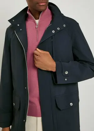 Brunello Cucinelli Hooded Stretch-nylon Jacket