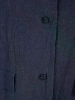 DANIELA GREGIS Linen Crochet-button Coat