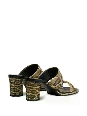 AMI Paris 65mm Piano Sandals - Neutrals