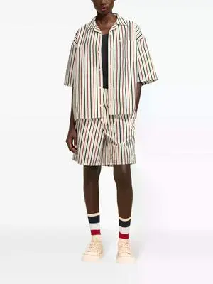 AMI Paris Striped Boxy Shirt