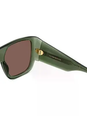 Victoria Beckham Geometric Sunglasses - Green