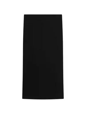 Max Mara Jersey Midi Skirt - Black