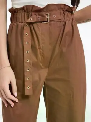 Liu Jo High-waisted Trousers - Brown