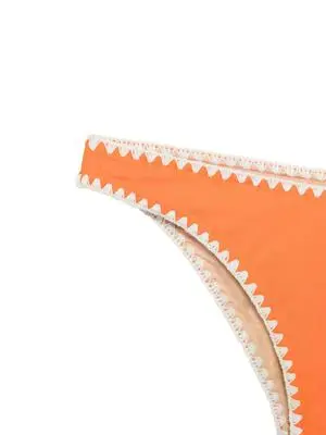 LESLIE AMON Slice Bikini Bottom - Orange