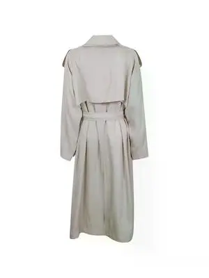 THE FRANKIE SHOP Double-breasted Belted Trench Coat