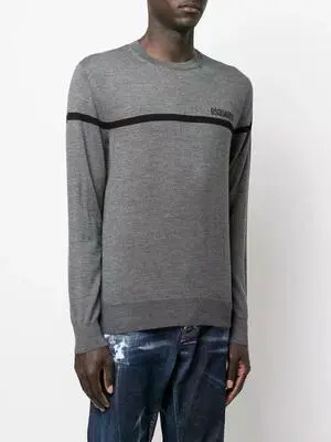 Dsquared2 Logo-embroidered Wool Jumper