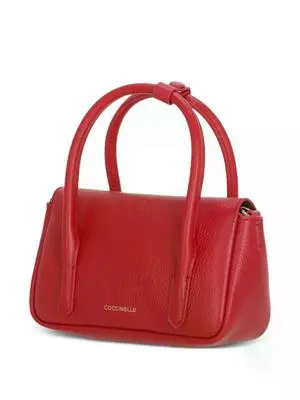 COCCINELLE Mini C-me Lock Tote Bag - Red