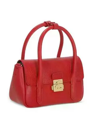 COCCINELLE Mini C-me Lock Tote Bag - Red