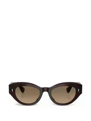 Oliver Spencer Lerrue Cat-eye Sunglasses - Brown