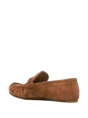 Casadei C-chain Suede Loafers