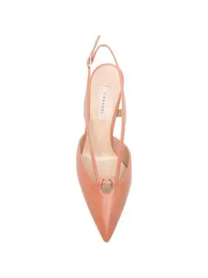 Casadei Minorca Cut-out Slingback Pumps - Neutrals
